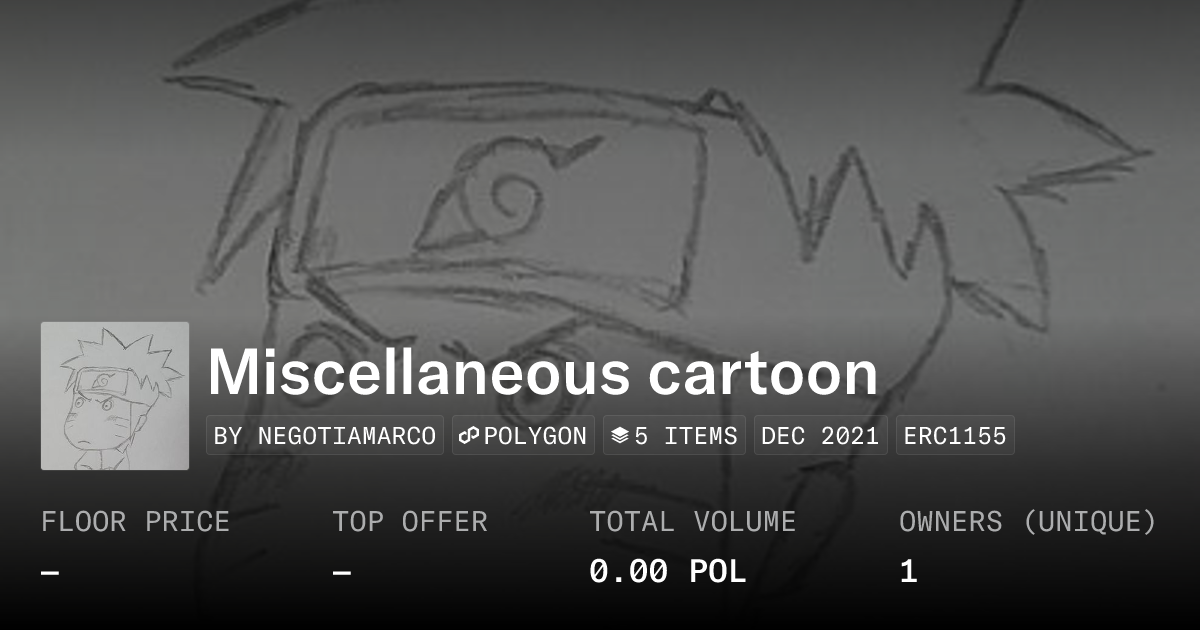 Miscellaneous cartoon - Collection | OpenSea