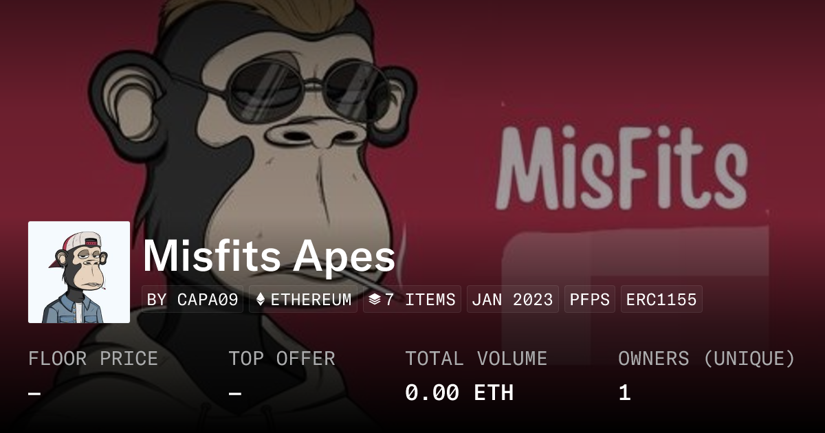 Misfits Apes - Collection | OpenSea