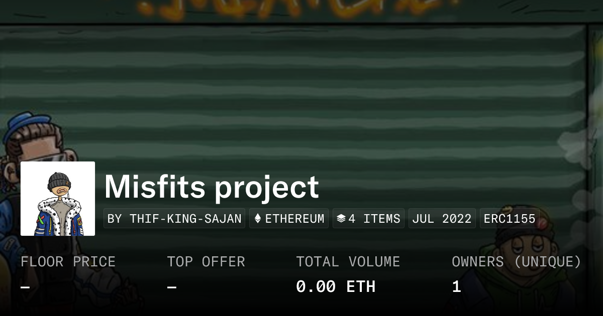 Misfits project - Collection | OpenSea