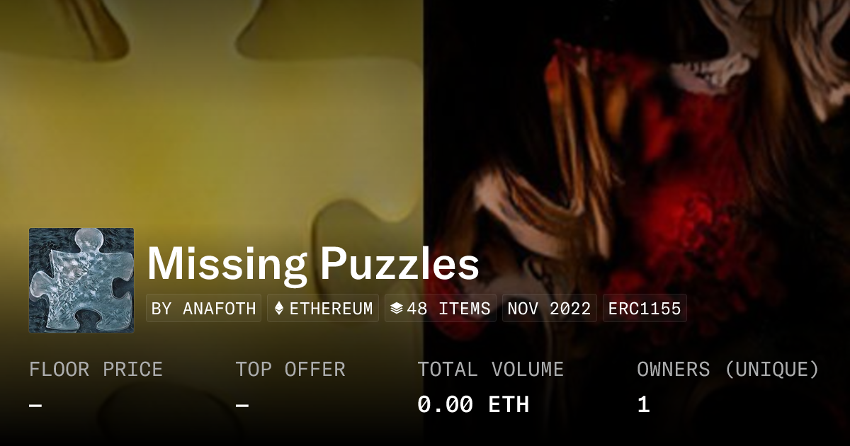 Missing Puzzles - Collection | OpenSea