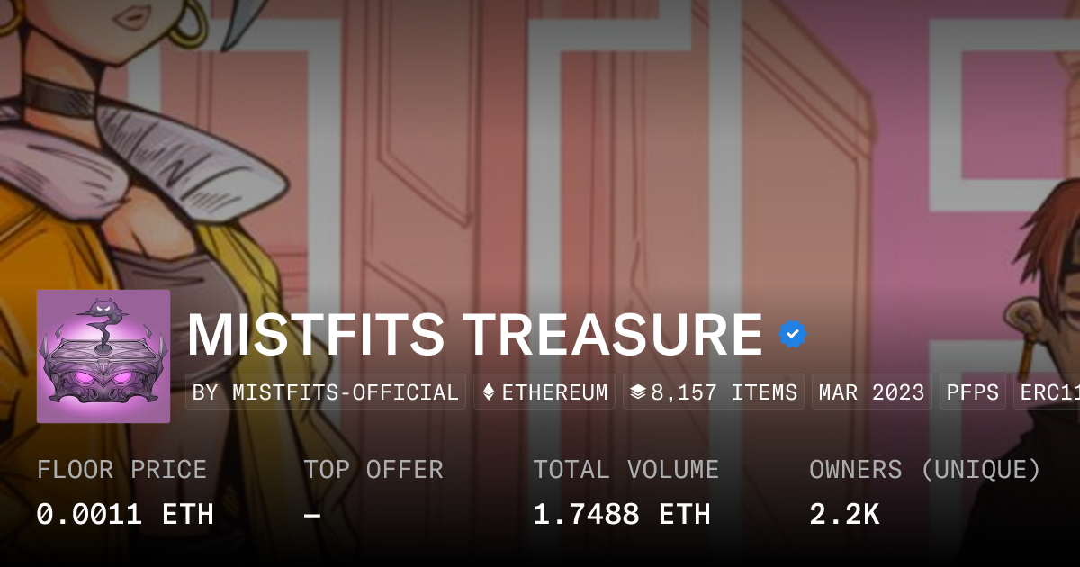 MISTFITS TREASURE - Collection | OpenSea