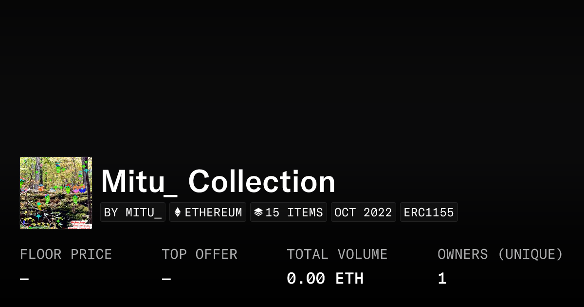 Mitu_ Collection - Collection | OpenSea
