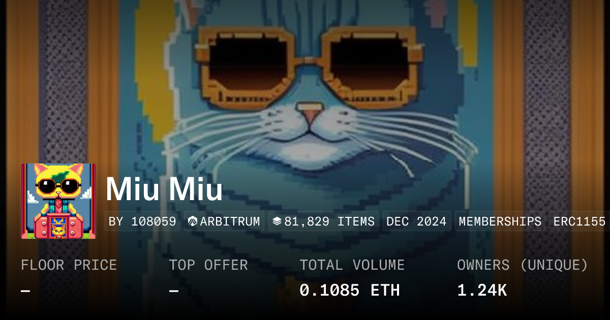 Miu Miu - Collection | OpenSea