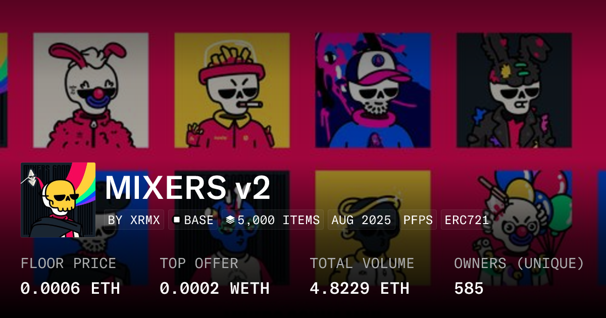 MIXERS v2 - Colección | OpenSea