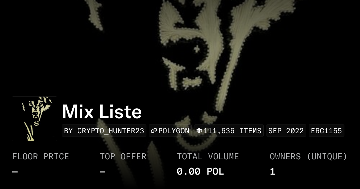 Mix Liste - Collection | OpenSea