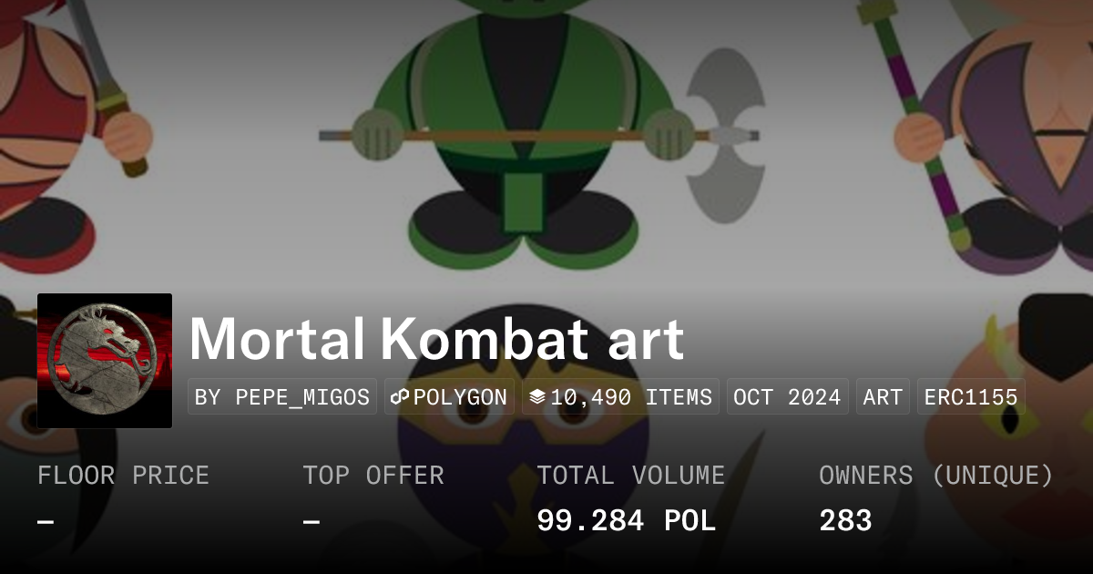 Mortal Kombat art - Collection | OpenSea