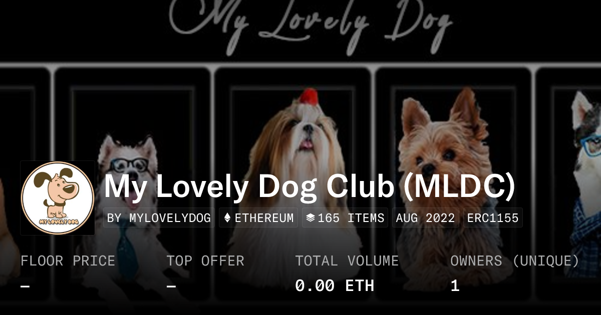 My Lovely Dog Club (MLDC) - Collection | OpenSea