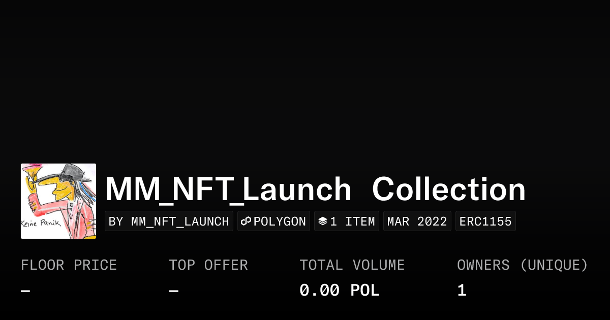 MM_NFT_Launch Collection - Collection | OpenSea