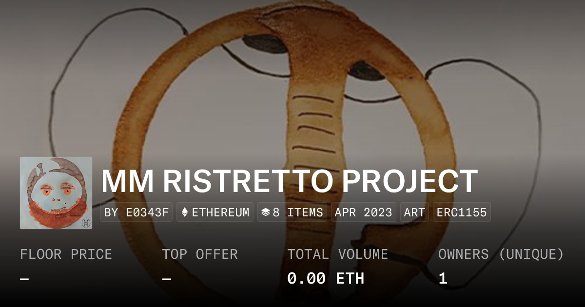 MM RISTRETTO PROJECT - Collection | OpenSea