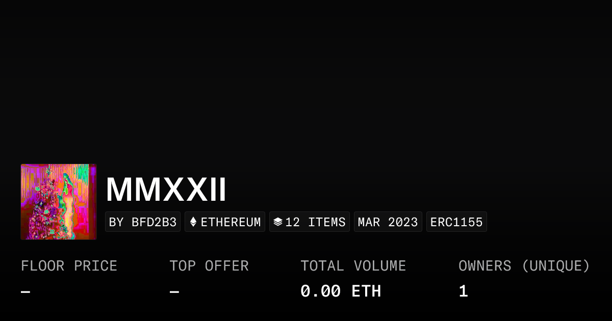 MMXXII - Collection | OpenSea