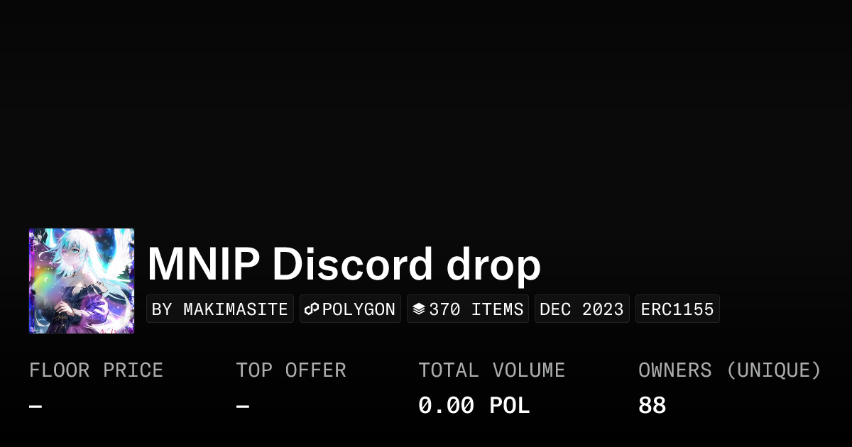 MNIP Discord drop - Collection | OpenSea