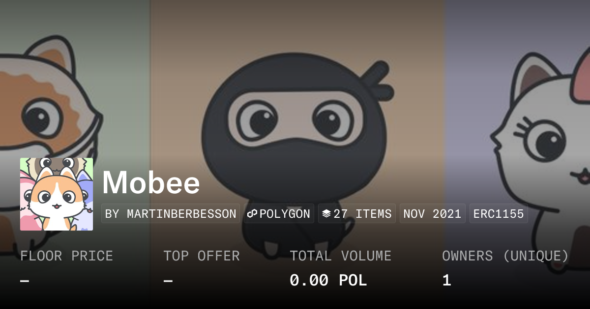 Mobee - Collection | OpenSea