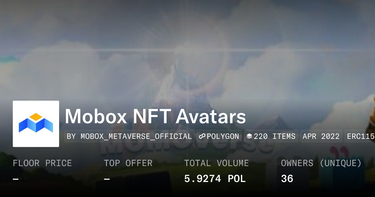Mobox NFT Avatars - Collection | OpenSea