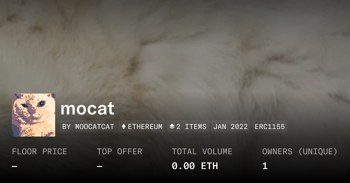 mocat - Collection | OpenSea