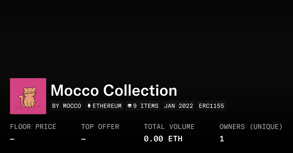 Mocco Collection - Collection | OpenSea