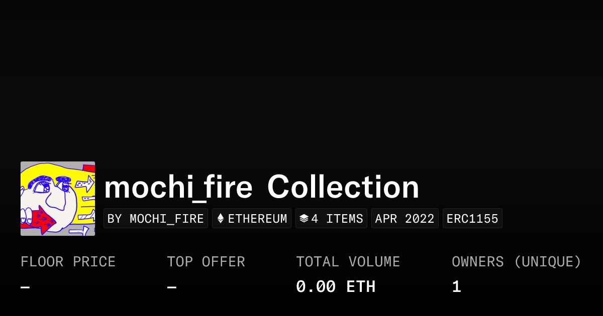mochi_fire Collection - Collection | OpenSea