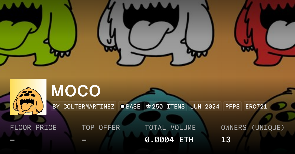 MOCO - Collection | OpenSea