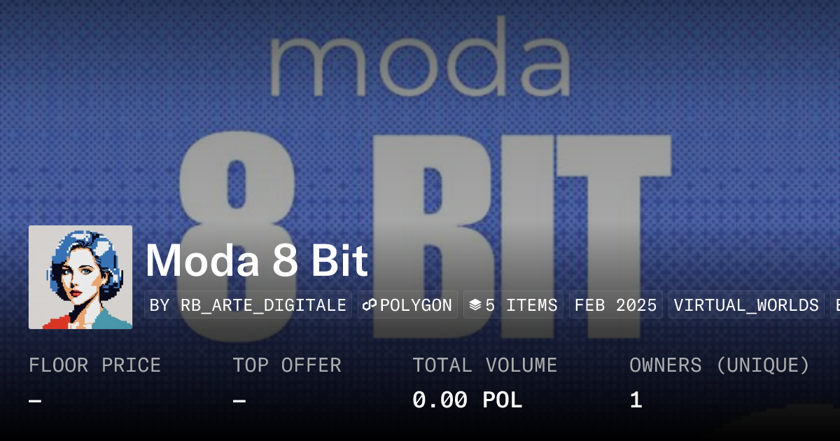 Moda 8 Bit - Collection | OpenSea