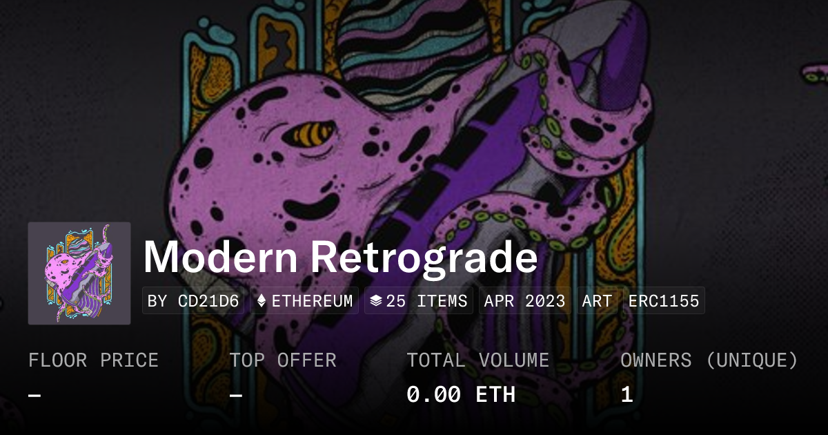 Modern Retrograde - Collection | OpenSea