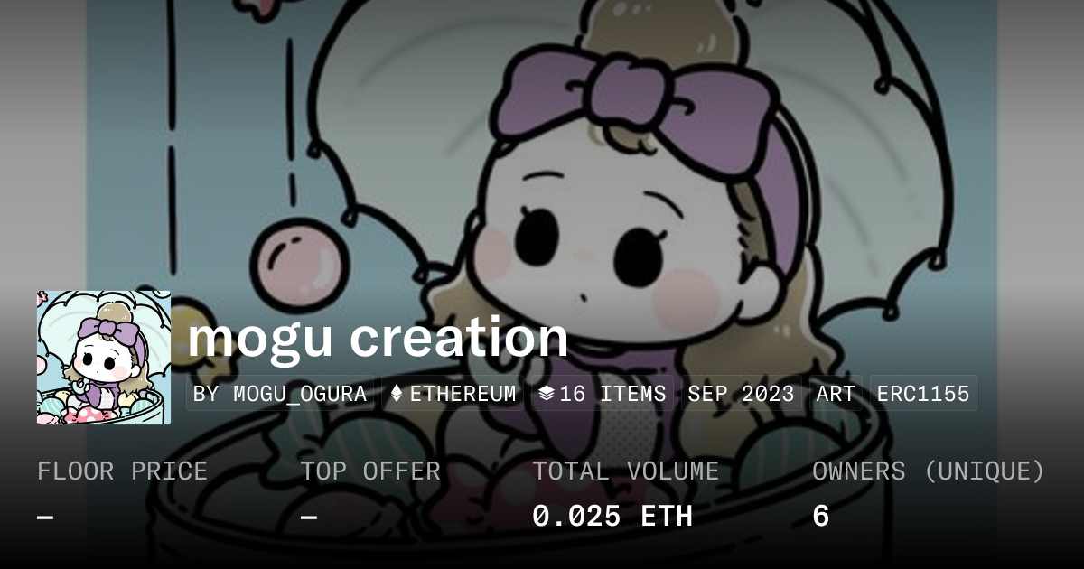mogu creation - Collection | OpenSea