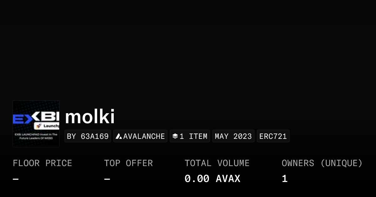 molki - Collection | OpenSea