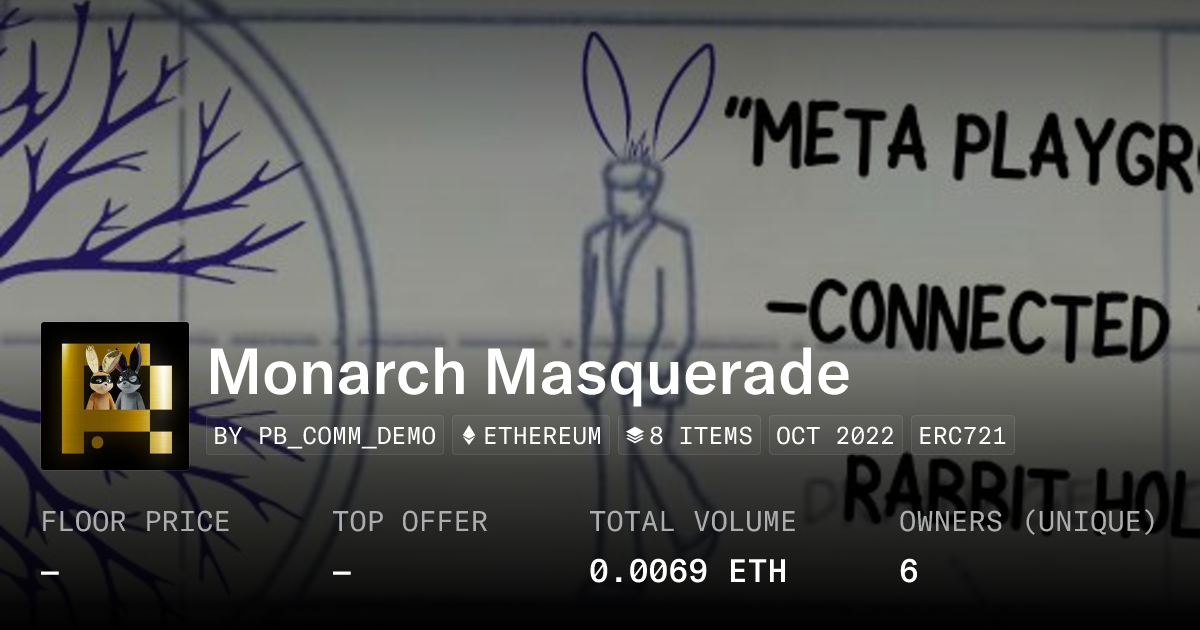 Monarch Masquerade - Collection | OpenSea