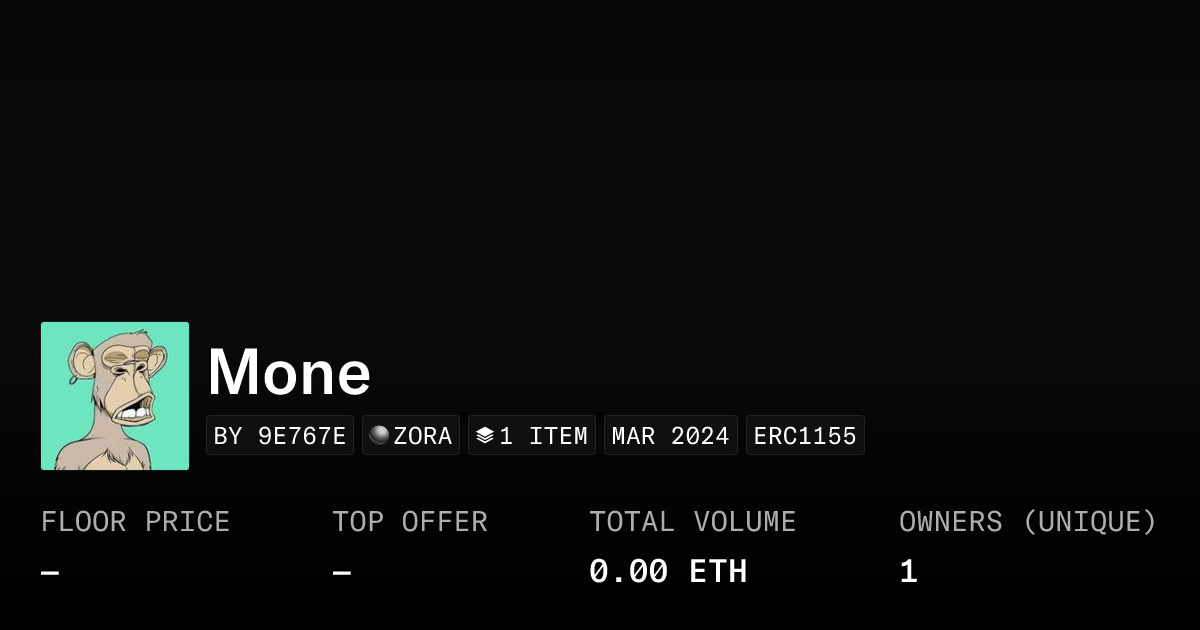 Mone - Collection | OpenSea