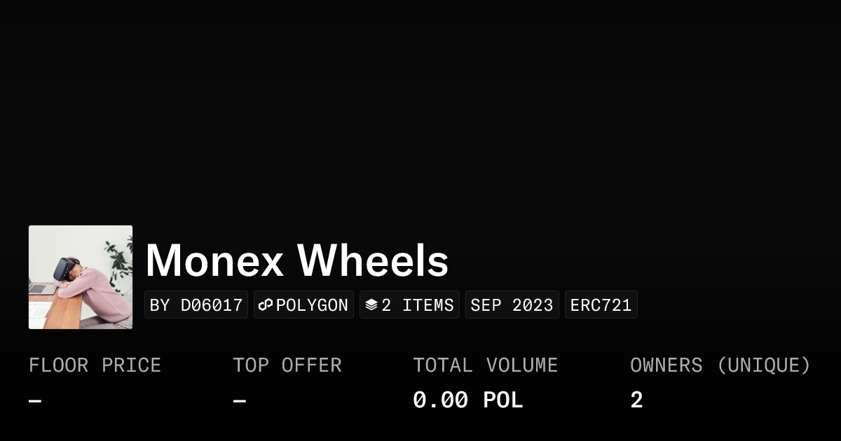 Monex Wheels - Collection | OpenSea