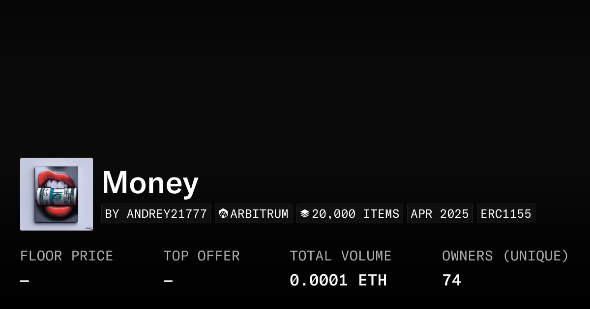 Money - Collection | OpenSea