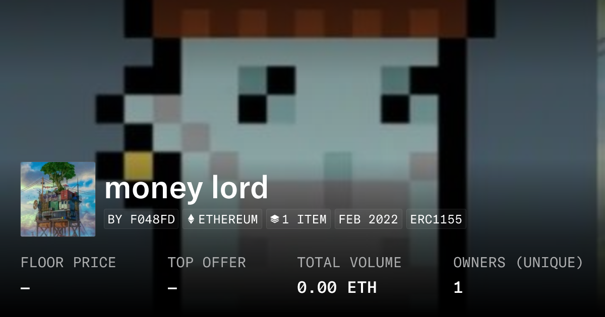 money lord - Collection | OpenSea