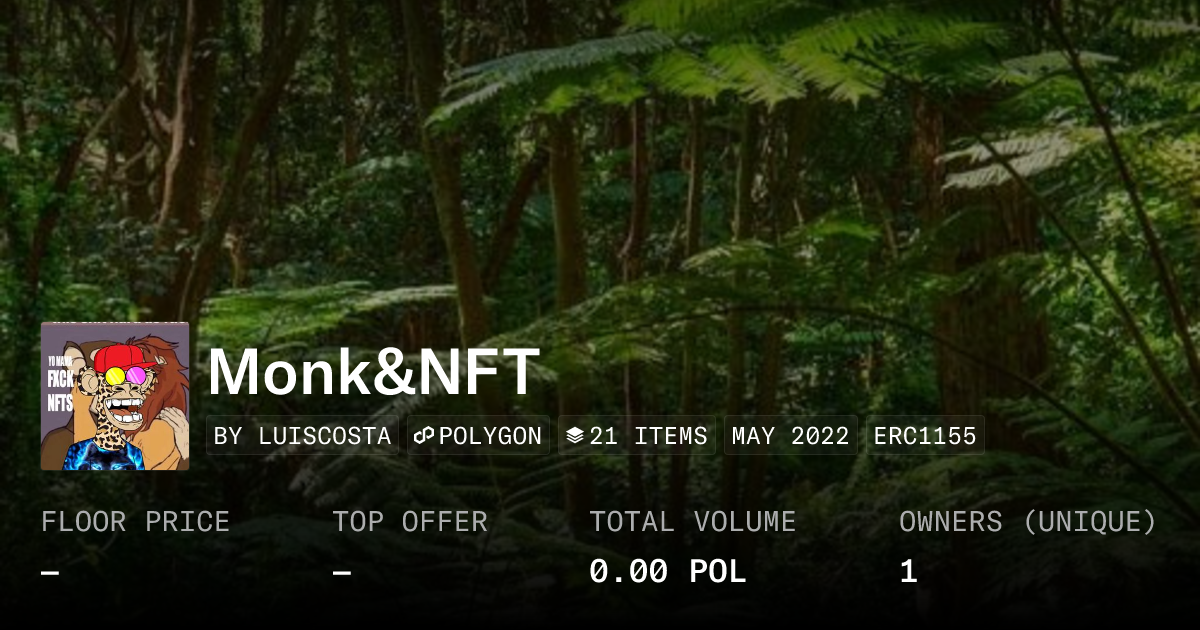 Monk&NFT - Collection | OpenSea