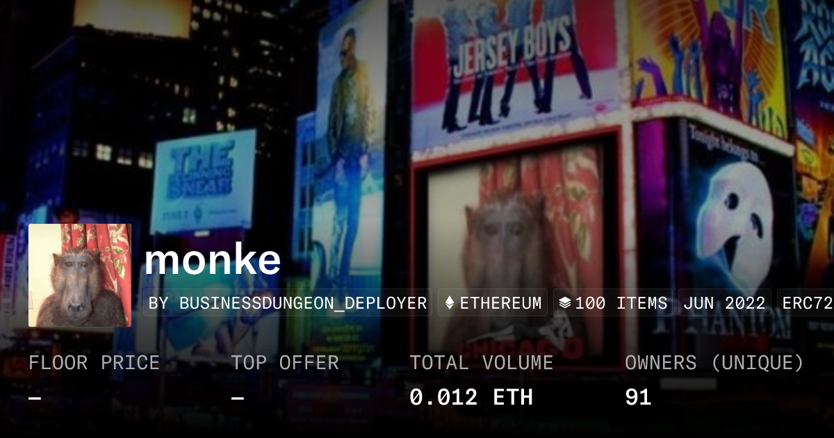 monke - Collection | OpenSea