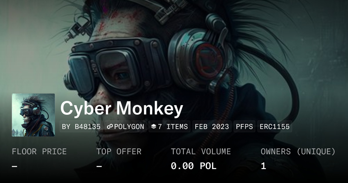 Cyber Monkey - Collection | OpenSea