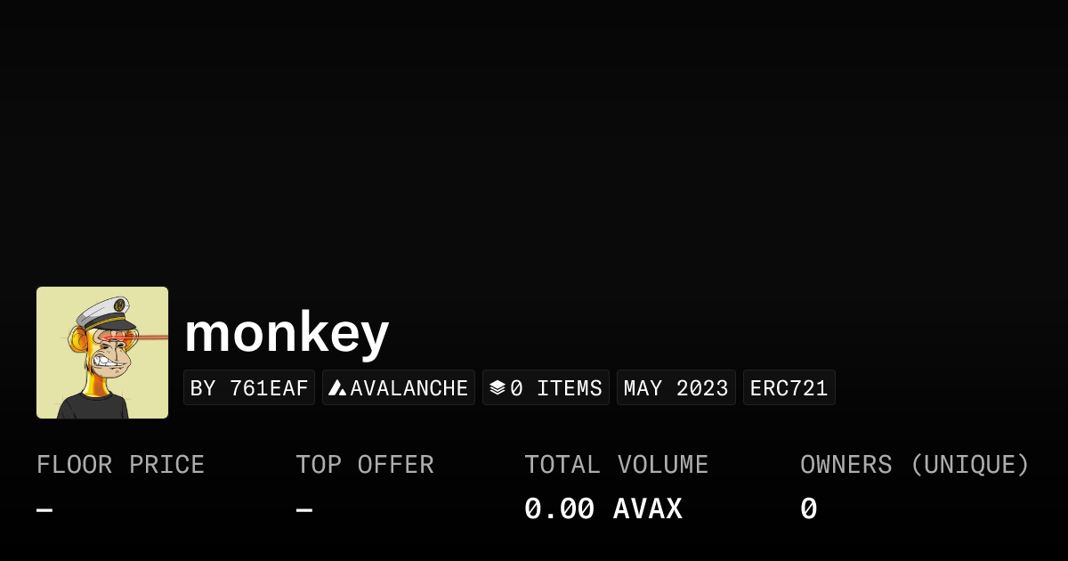 monkey - Collection | OpenSea