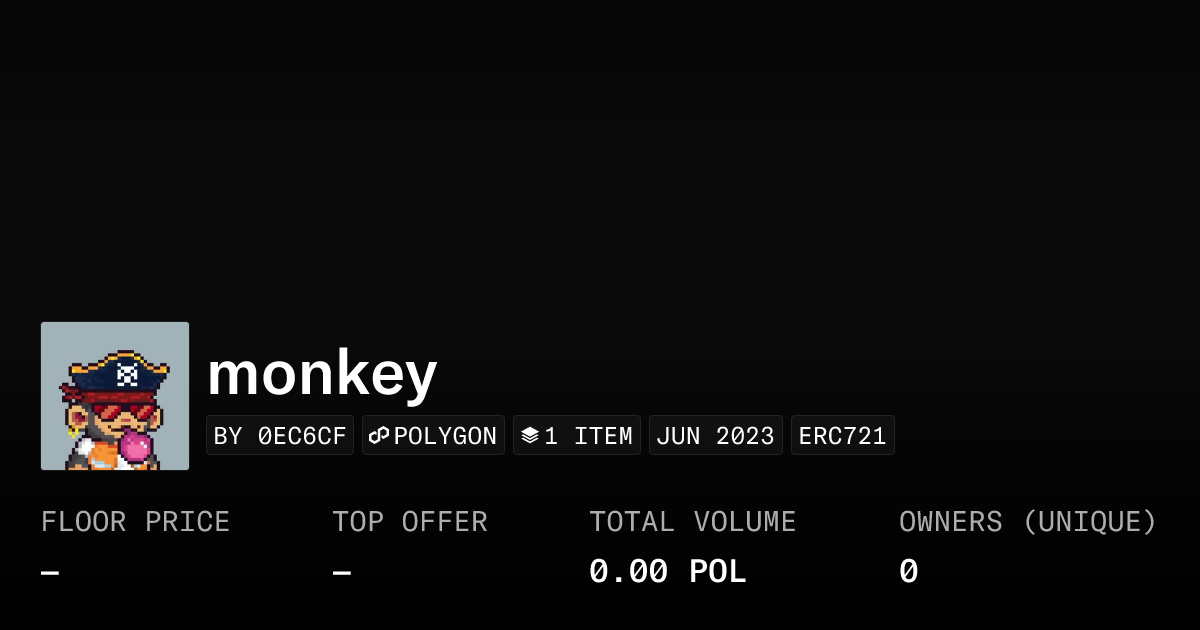 monkey - Collection | OpenSea