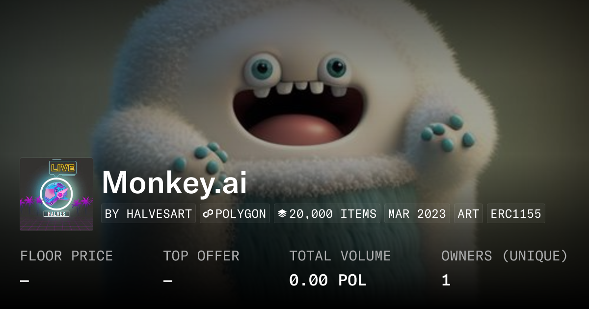 Monkey.ai - Collection | OpenSea