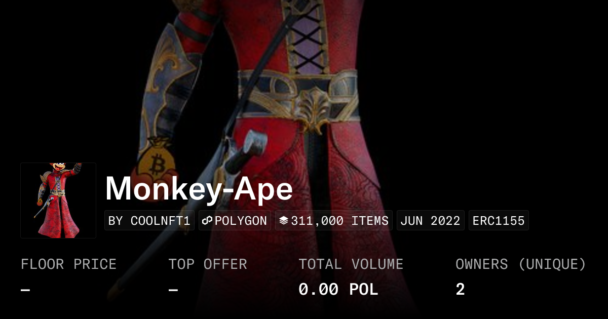 Monkey-Ape - Collection | OpenSea