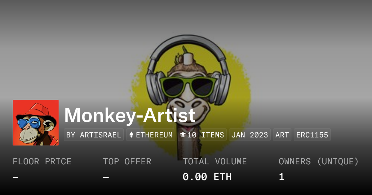 Monkey-Artist - Collection | OpenSea