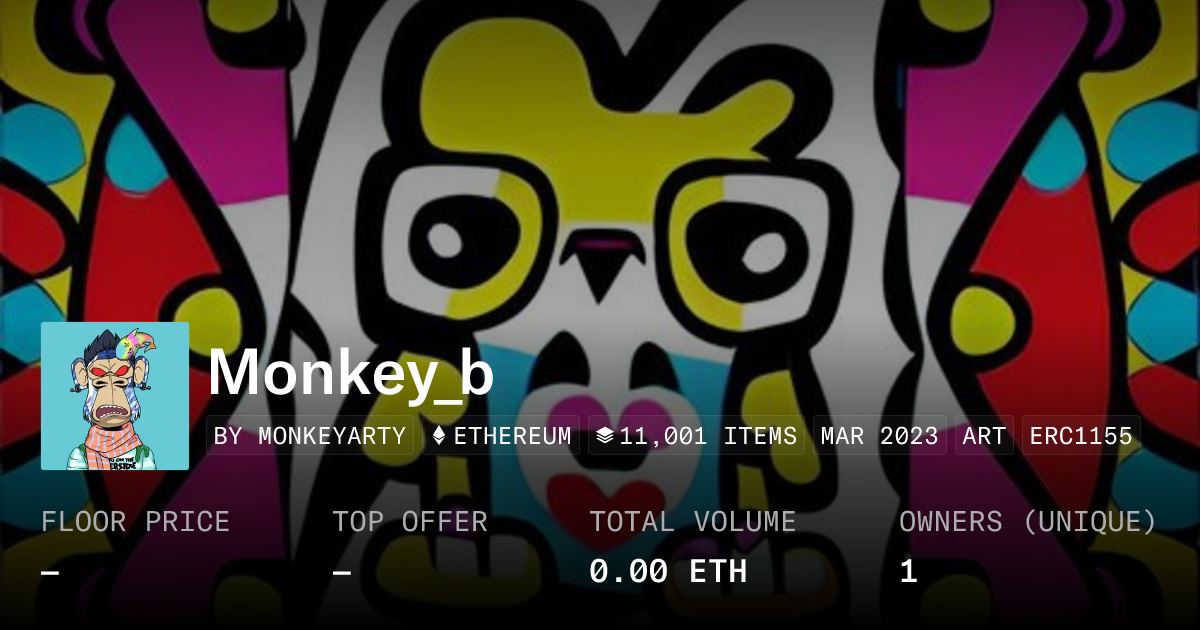 Monkey_b - Collection | OpenSea