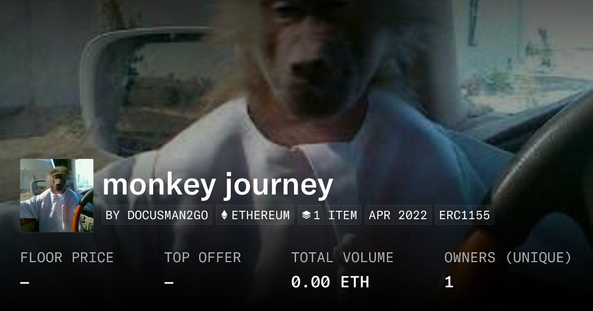 monkey journey - Collection | OpenSea