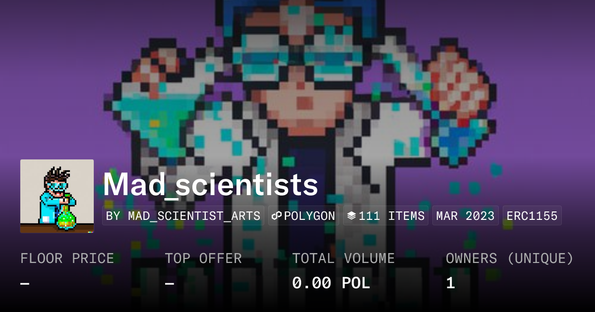 Mad_scientists - Collection | OpenSea