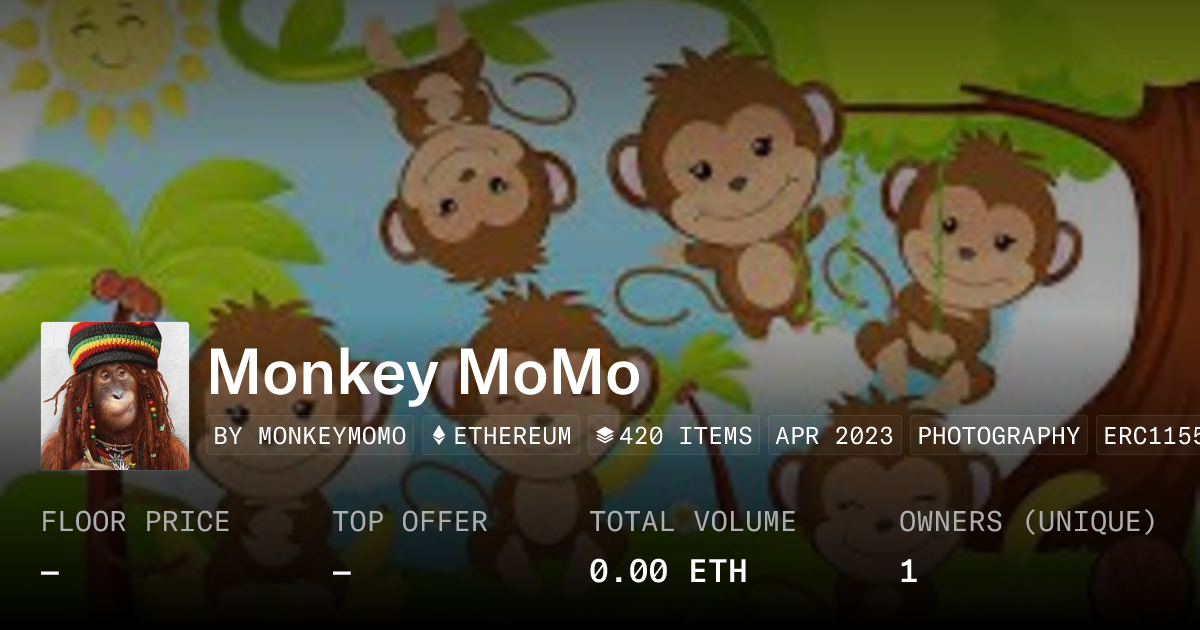 Monkey MoMo - Collection | OpenSea