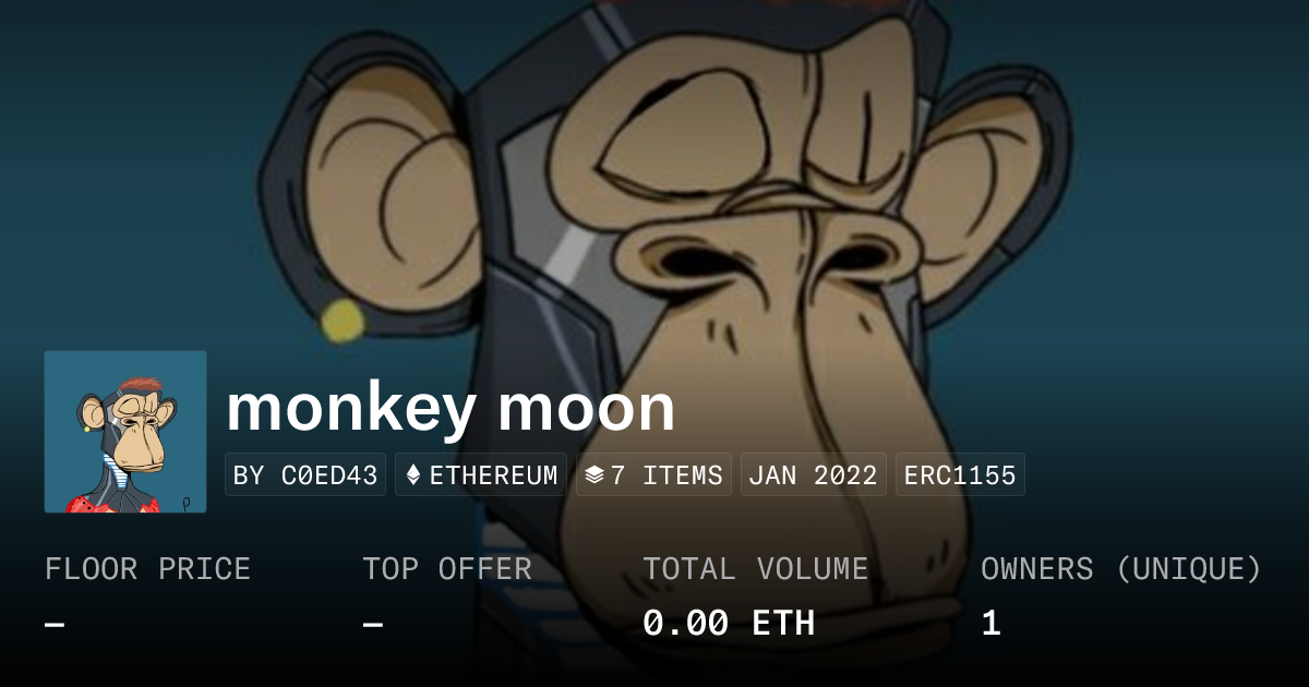 monkey moon - Collection | OpenSea