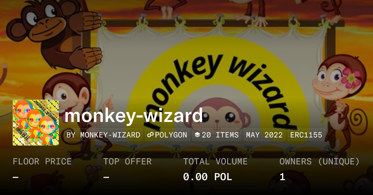 monkey-wizard - Collection | OpenSea