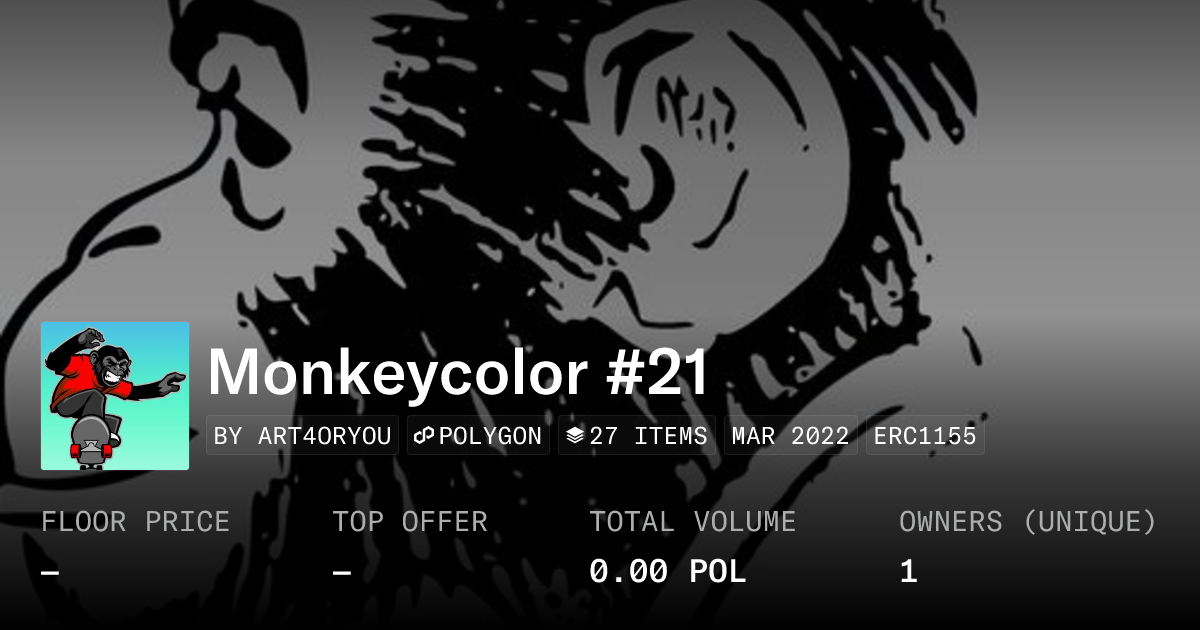 Monkeycolor #21 - Collection | OpenSea