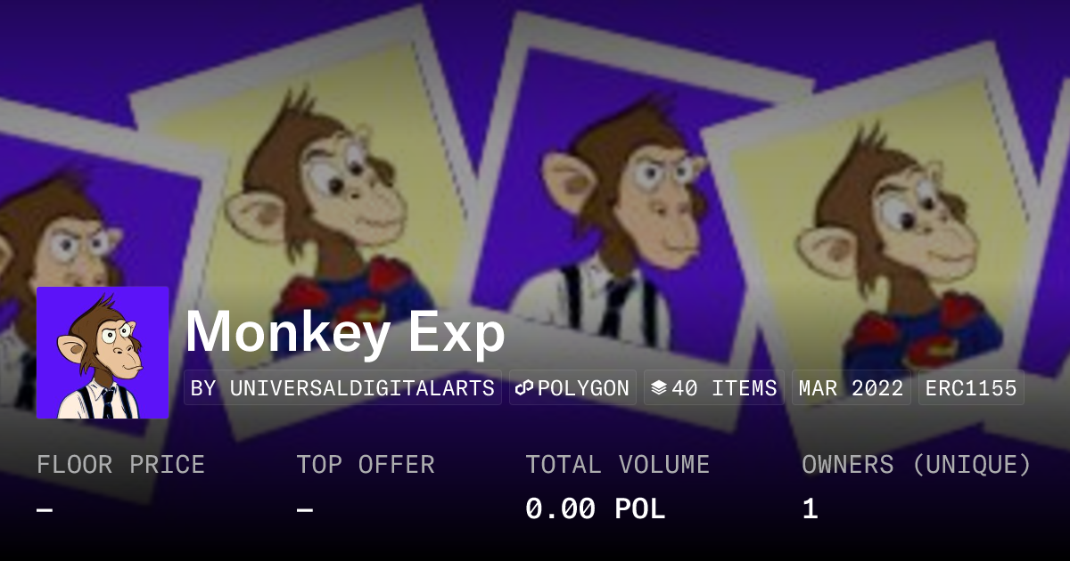 Monkey Exp - Collection | OpenSea