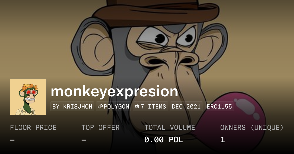monkeyexpresion - Collection | OpenSea