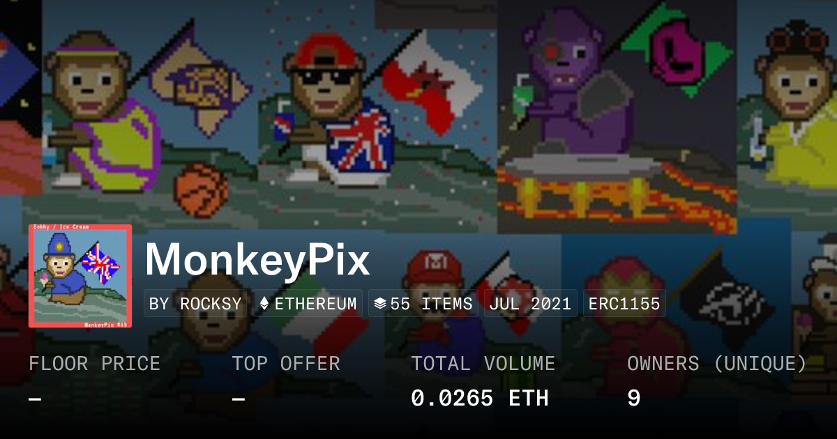 MonkeyPix - Collection | OpenSea