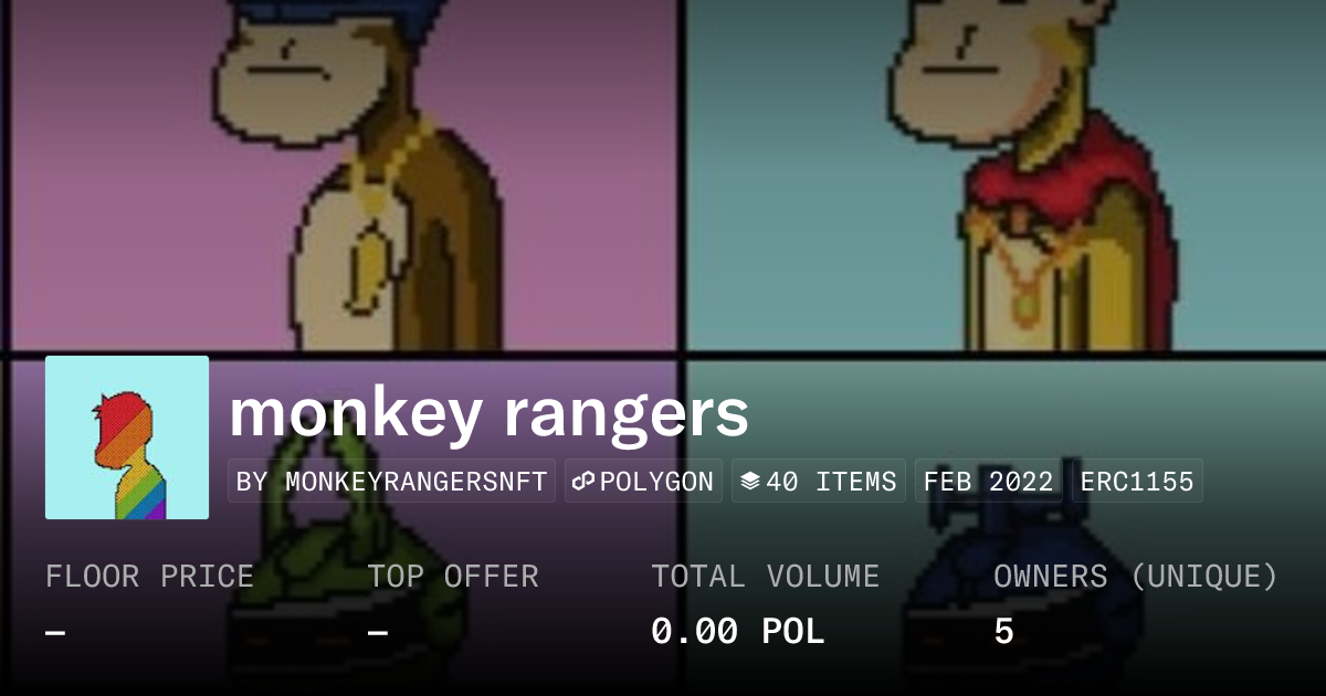 monkey rangers - Collection | OpenSea
