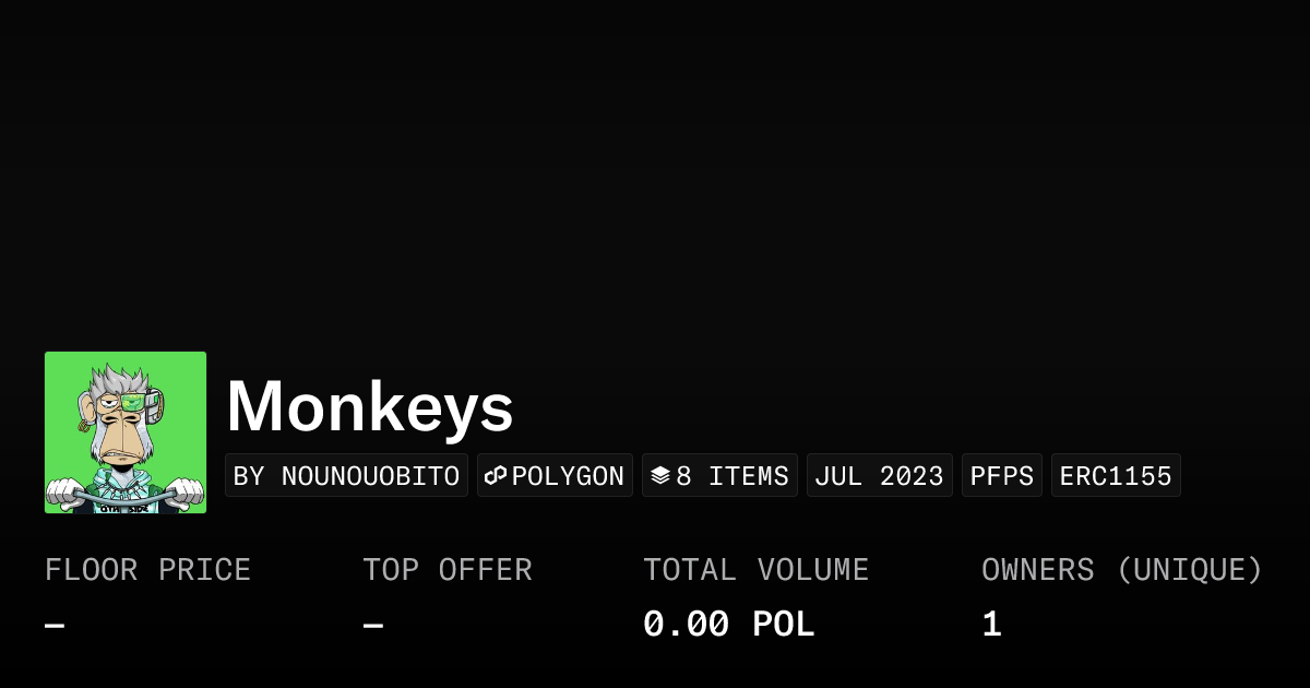 Monkeys - Collection | OpenSea